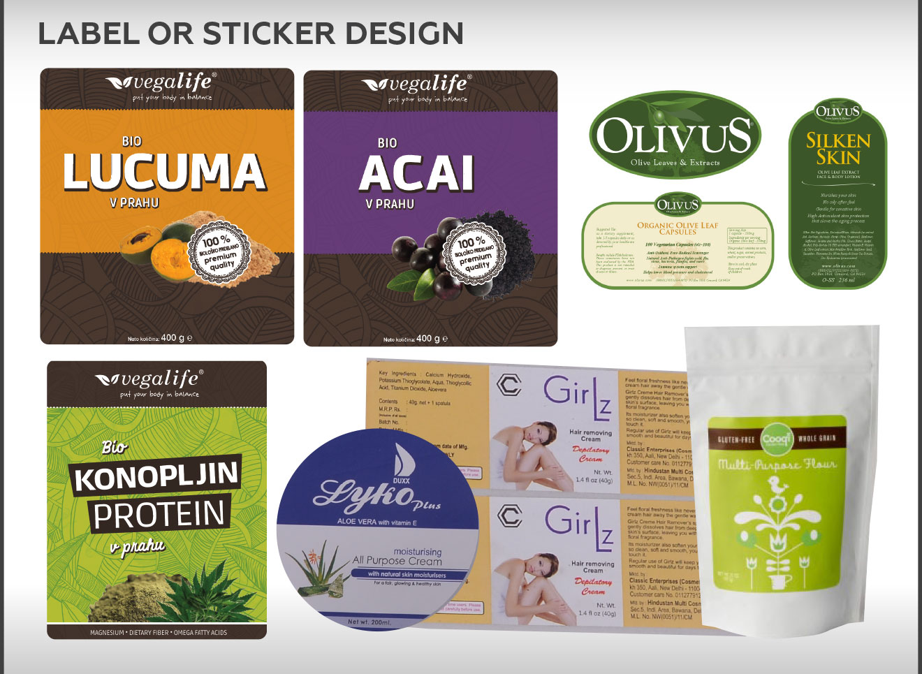 Label or Sticker Design | Make Well Graphic